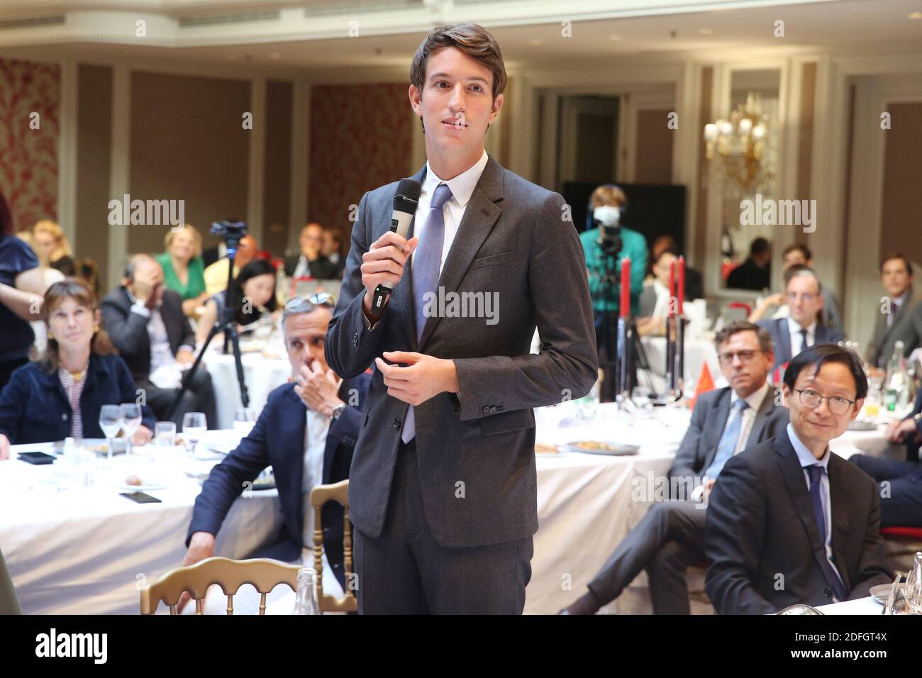 CEO of Rimowa Alexandre Arnault attends the Chinese Business Club Lunch ...