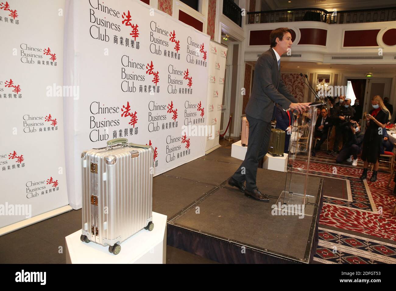 CEO of Rimowa Alexandre Arnault attends the Chinese Business Club Lunch ...