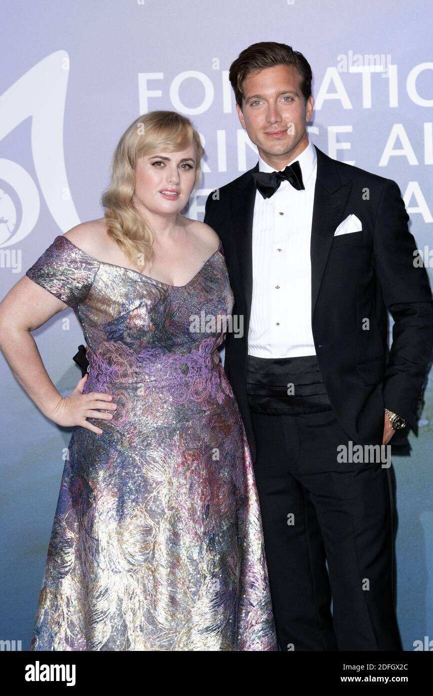 Rebel Wilson and Jacob Busch attend the Monte-Carlo Gala For Planetary ...