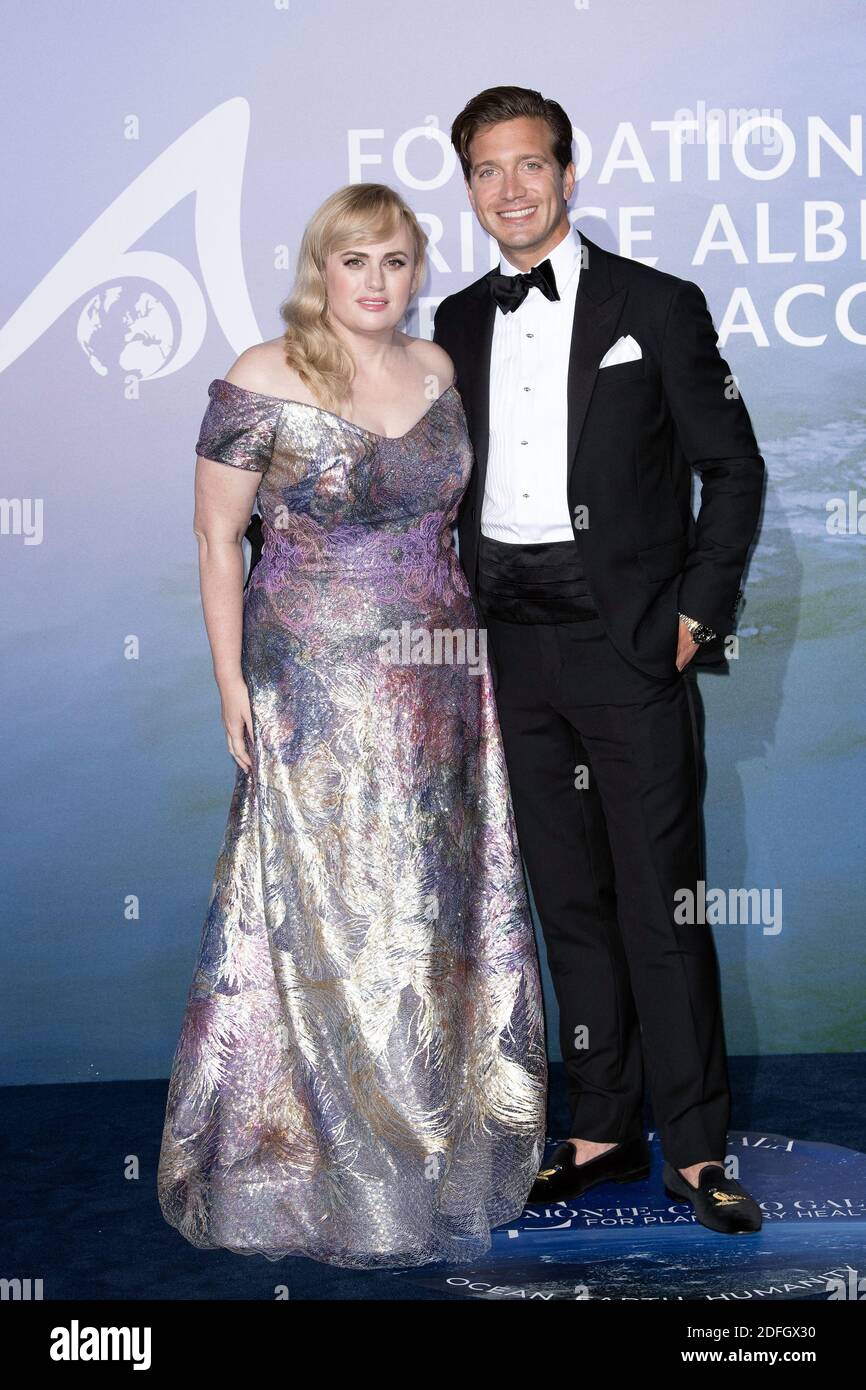 Rebel Wilson and Jacob Busch attend the Monte-Carlo Gala For Planetary ...