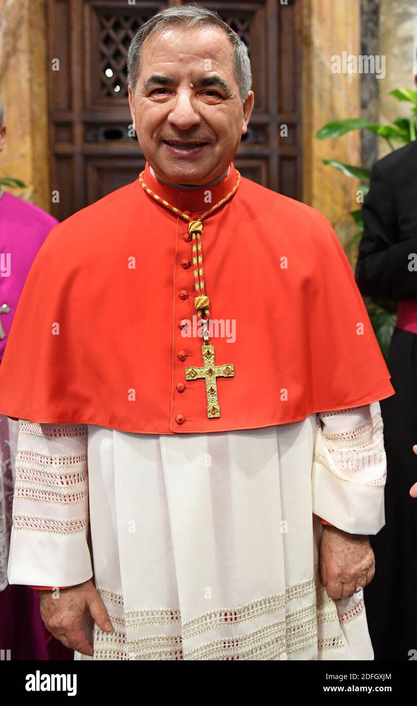 File photo dated June 28, 2018 of Newly-appointed Cardinal, Giovanni ...