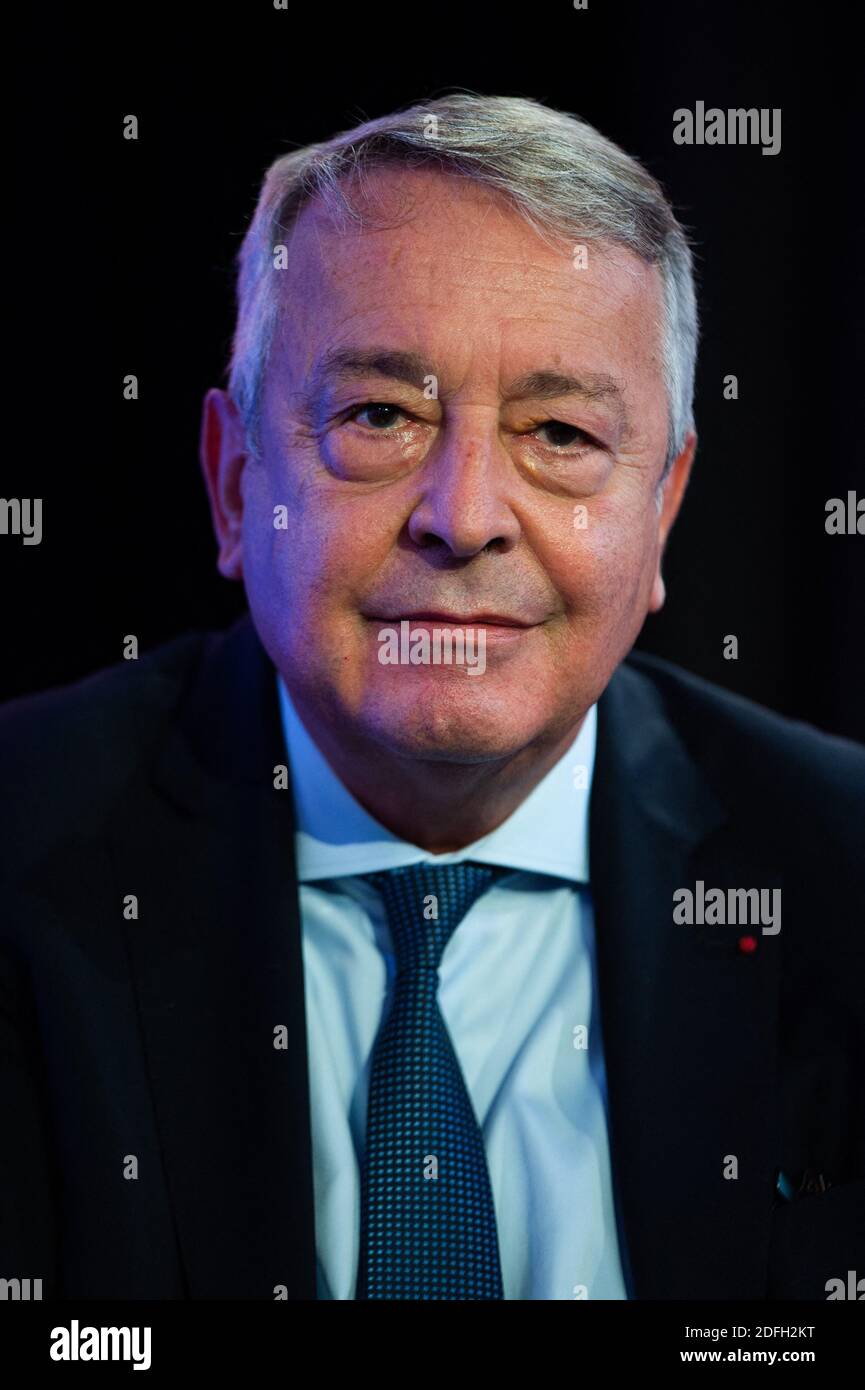 President of Veolia Environnement Antoine Frerot speaks during the ...