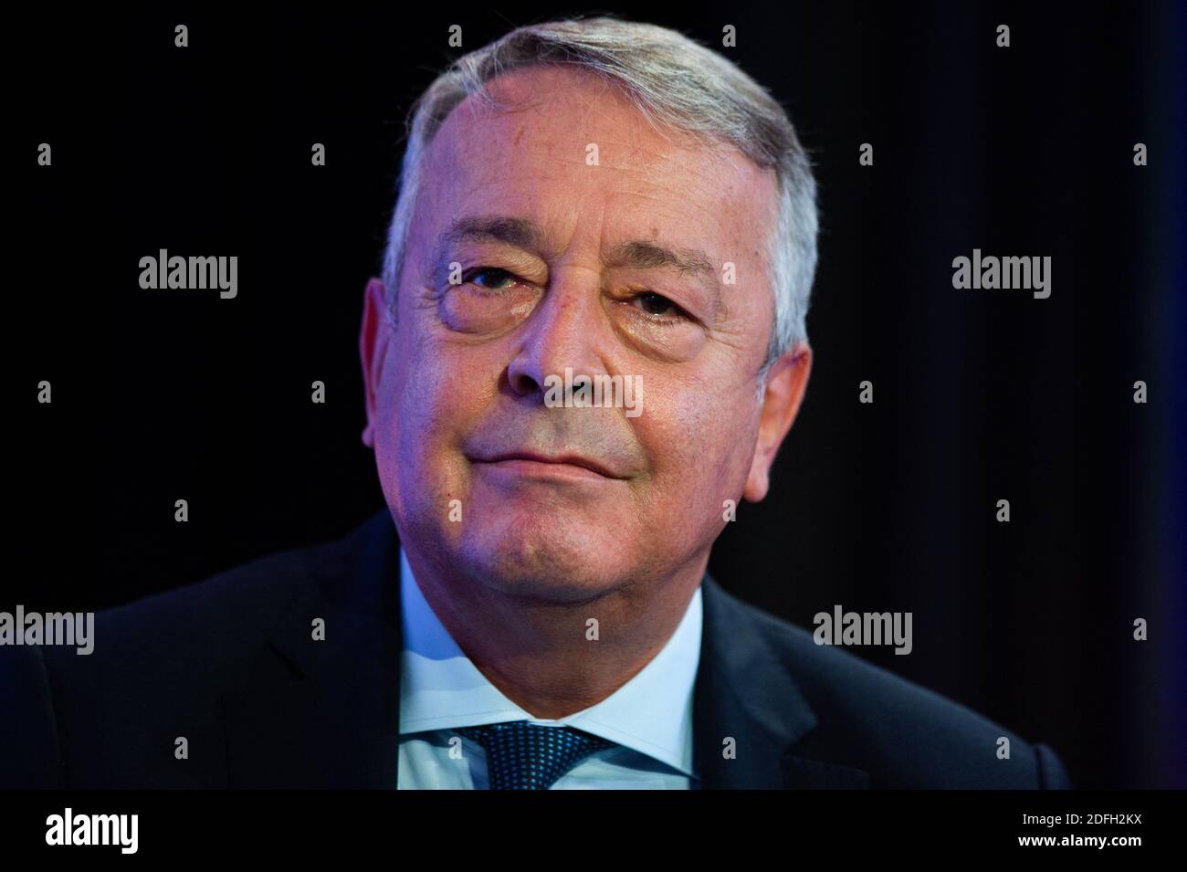 President of Veolia Environnement Antoine Frerot speaks during the ...