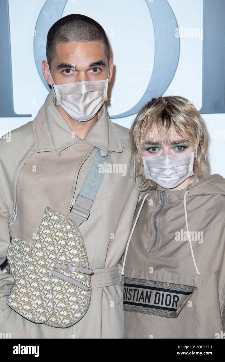 Reuben Selby and Maisie Williams attending the Christian Dior ...