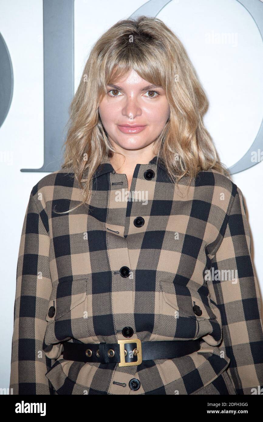 Alisa Volskaya attending the Christian Dior Womenswear Spring/Summer ...