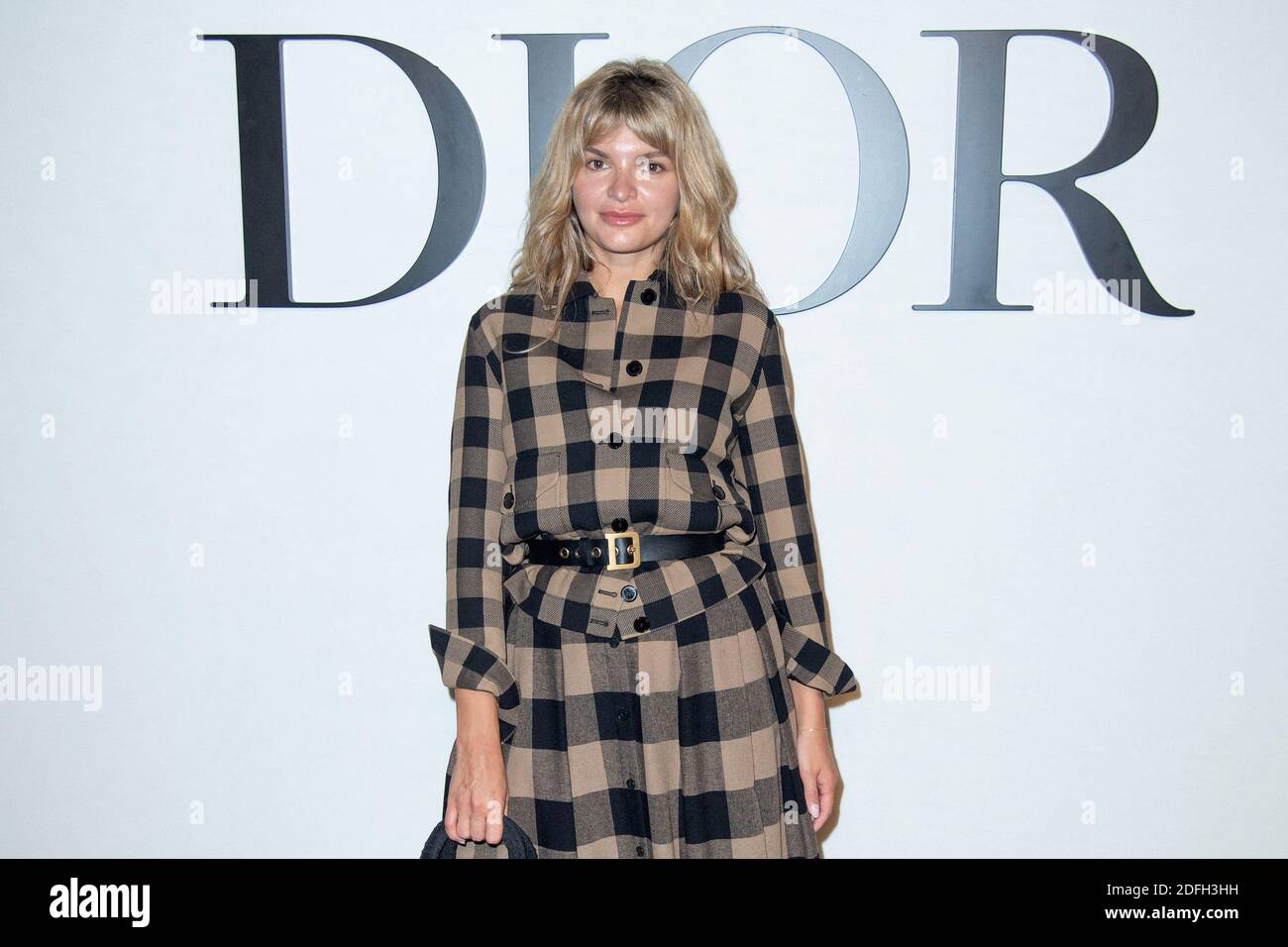Alisa Volskaya Attending The Christian Dior Womenswear Spring Summer