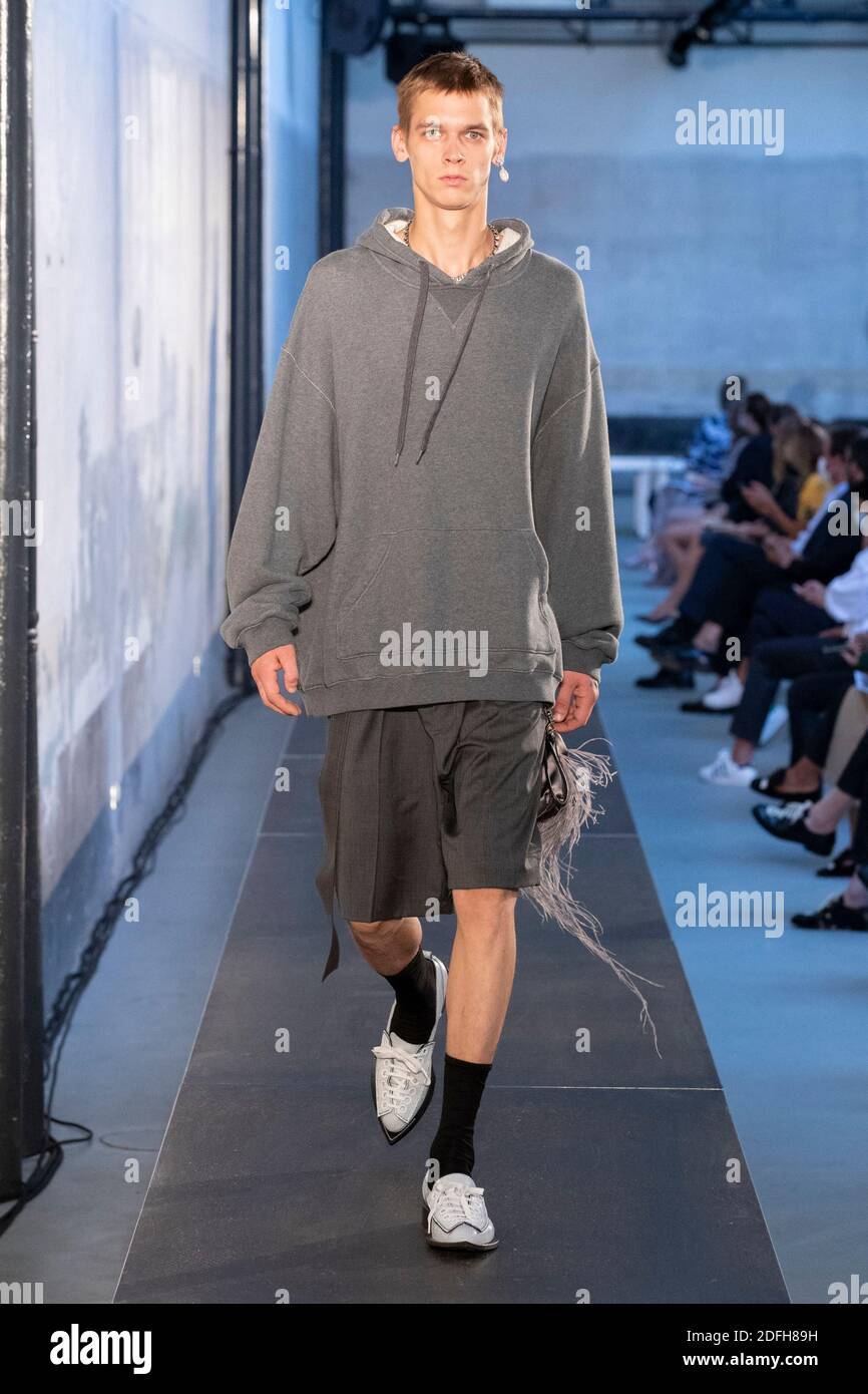 A model walks the runway during the N21 Ready to Wear Spring/Summer ...