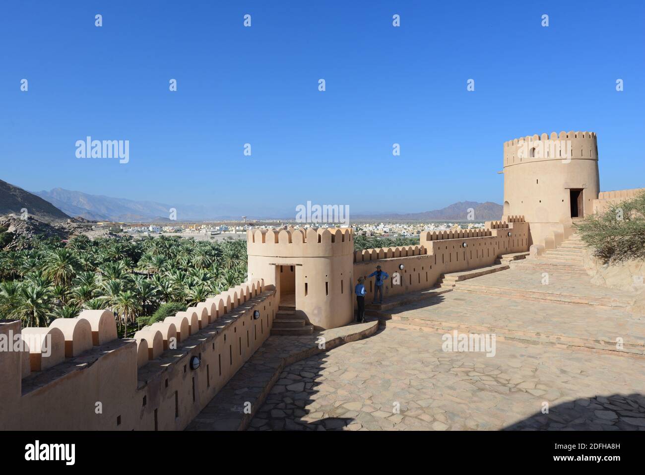 The Beautiful Nakhal Fort in Oman Stock Photo - Alamy