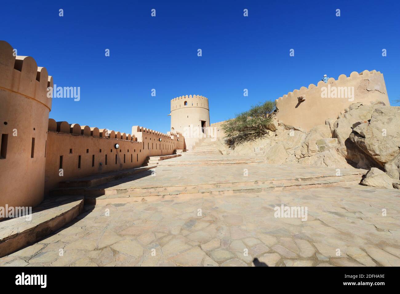 The Beautiful Nakhal Fort in Oman Stock Photo - Alamy