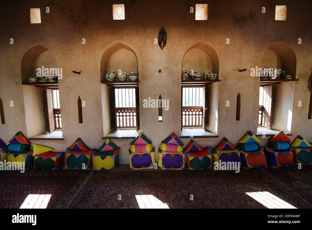 The Beautiful Nakhal Fort in Oman Stock Photo - Alamy