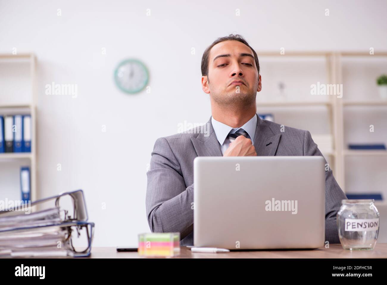 Employee pension meeting hi-res stock photography and images - Alamy