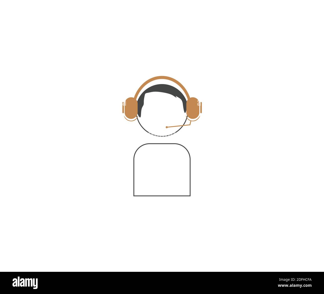 Customer care icon web Stock Vector Images - Alamy