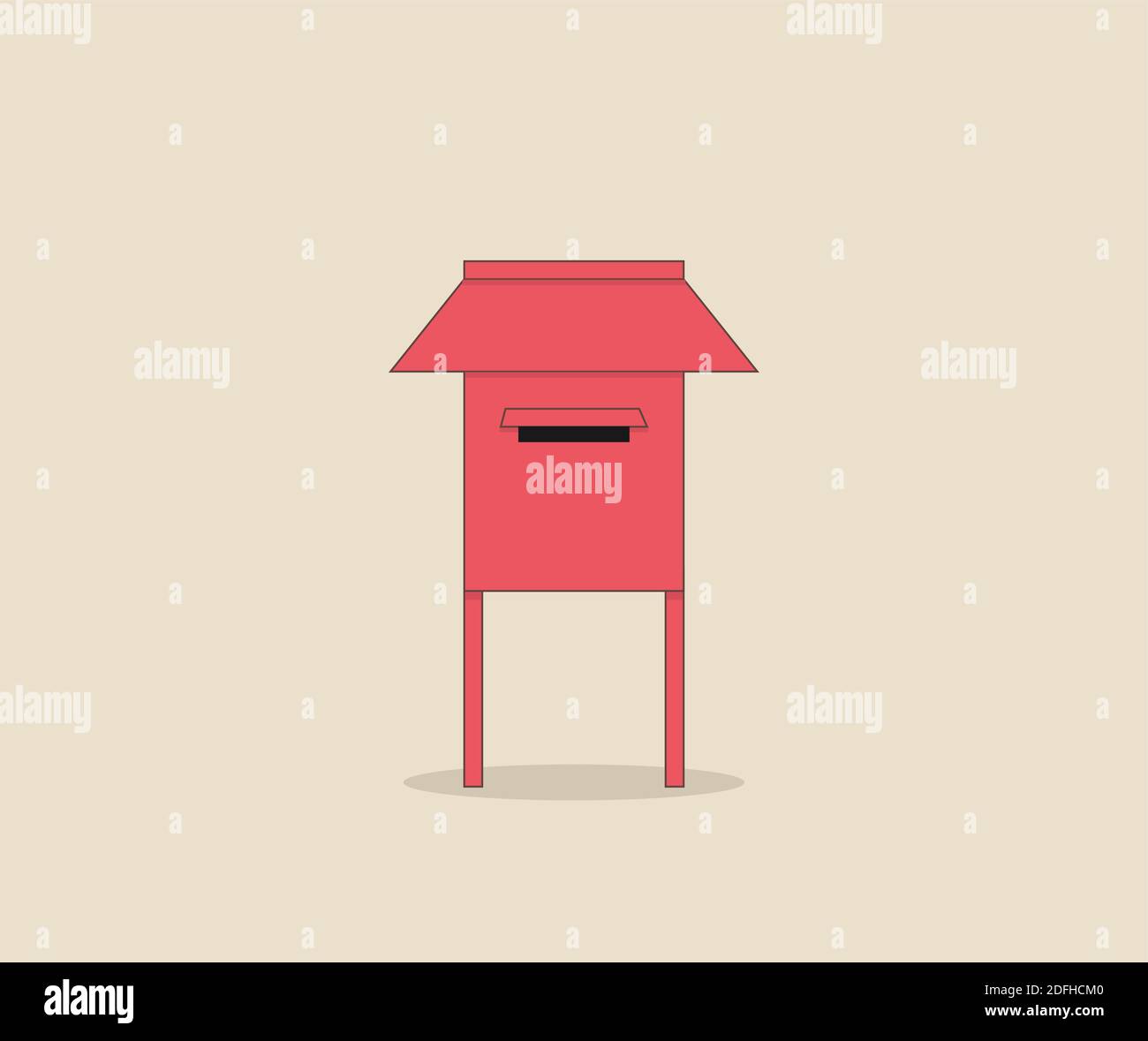 post box icon design Stock Vector Image & Art - Alamy
