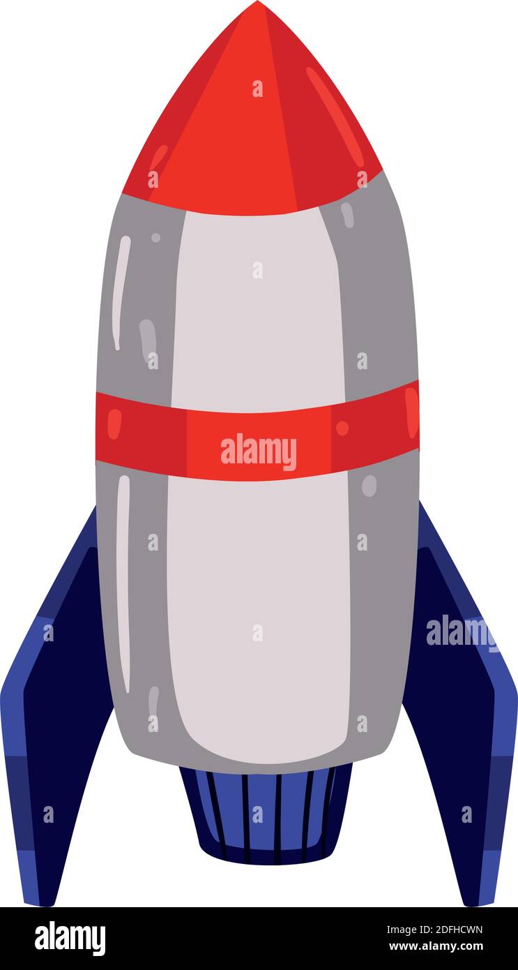 rocket toy design of Childhood play fun kid game gift object little and ...