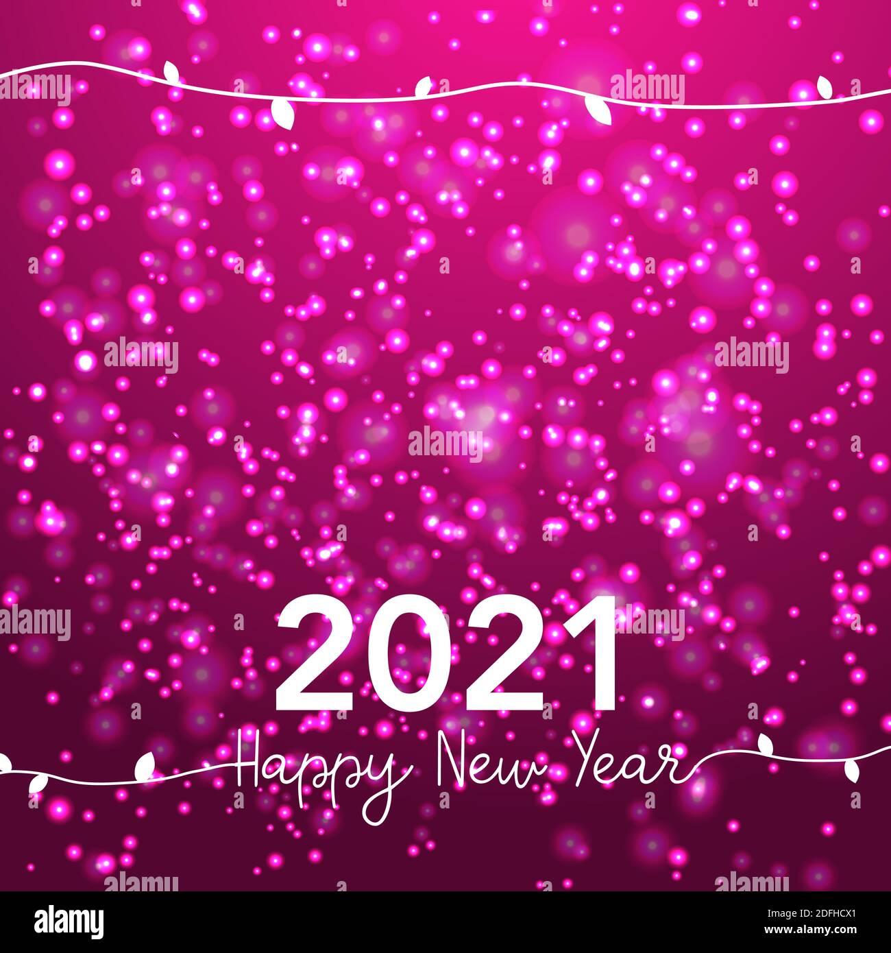 Happy new 2021 year.Minimalist creative design template. Cover of ...