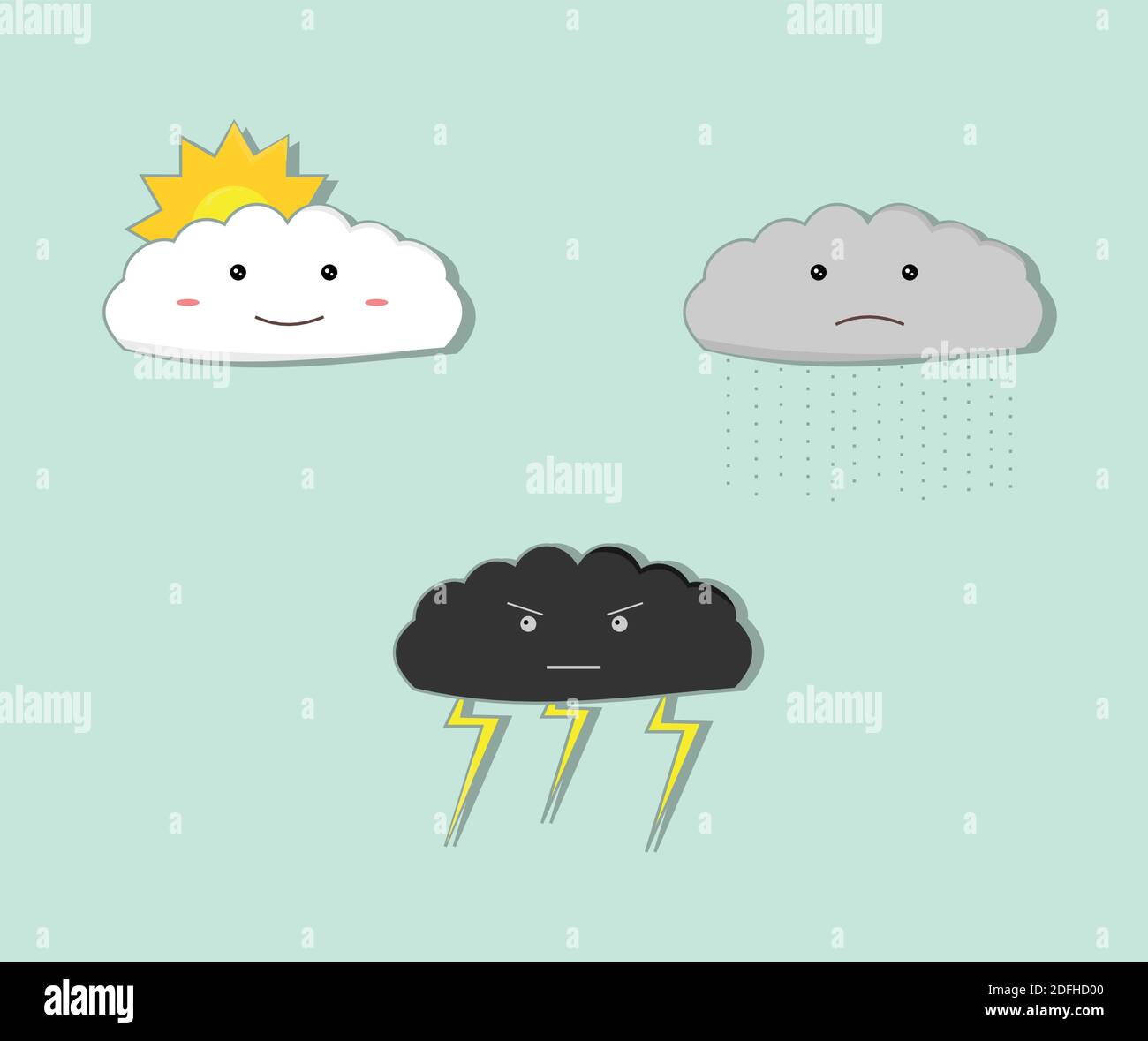 cartoon cloud design Stock Vector Image & Art - Alamy