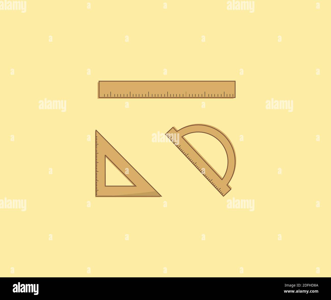 set of ruler designs Stock Vector Image & Art - Alamy