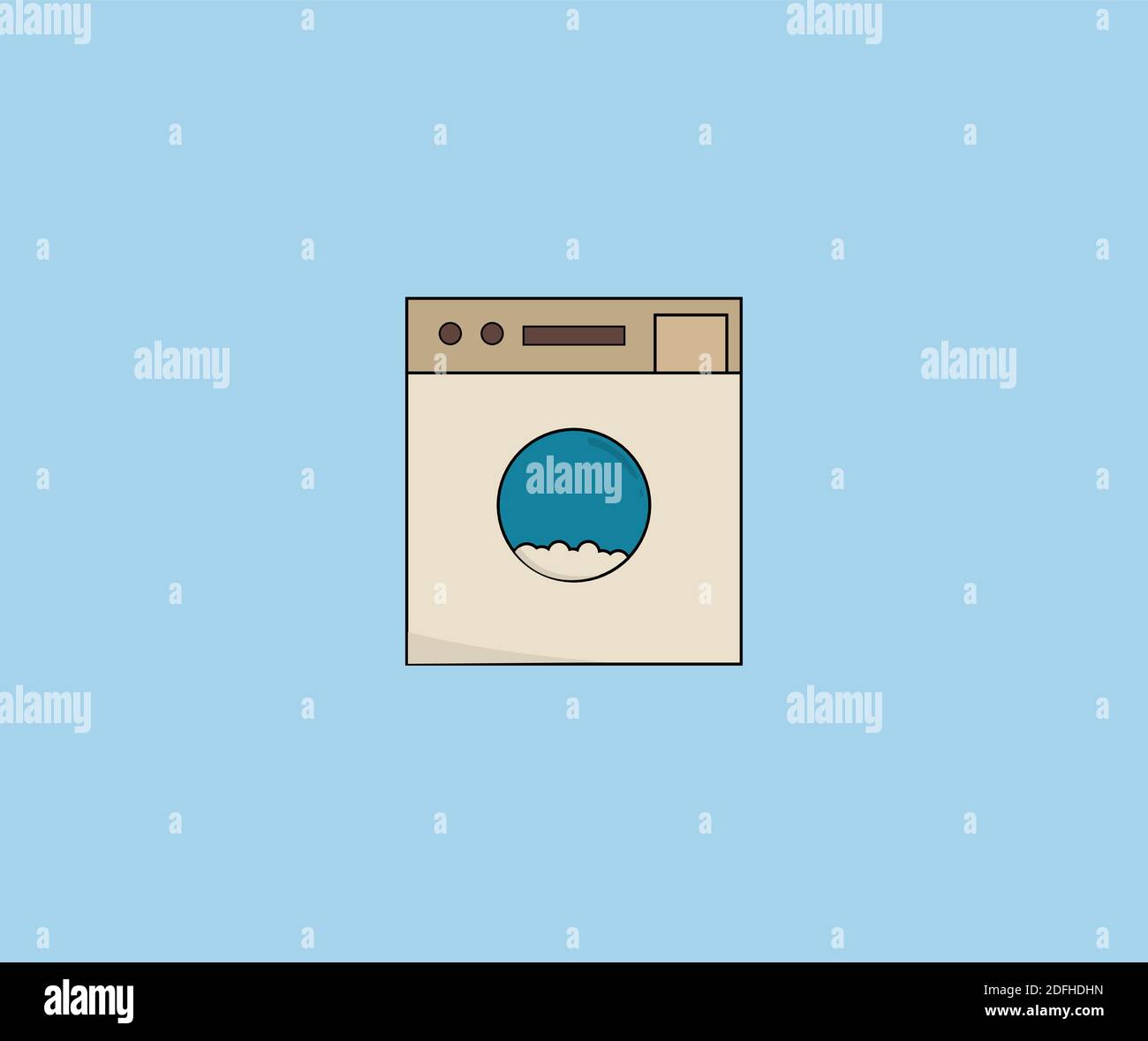 washing machine icon design Stock Vector Image & Art - Alamy