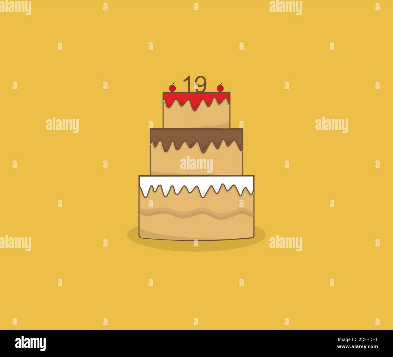 Piece cake black line Stock Vector Images - Alamy