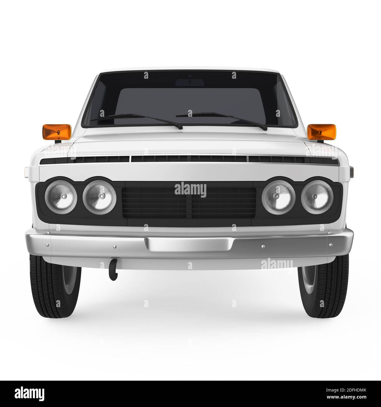 Vintage Pickup Truck Isolated Stock Photo - Alamy