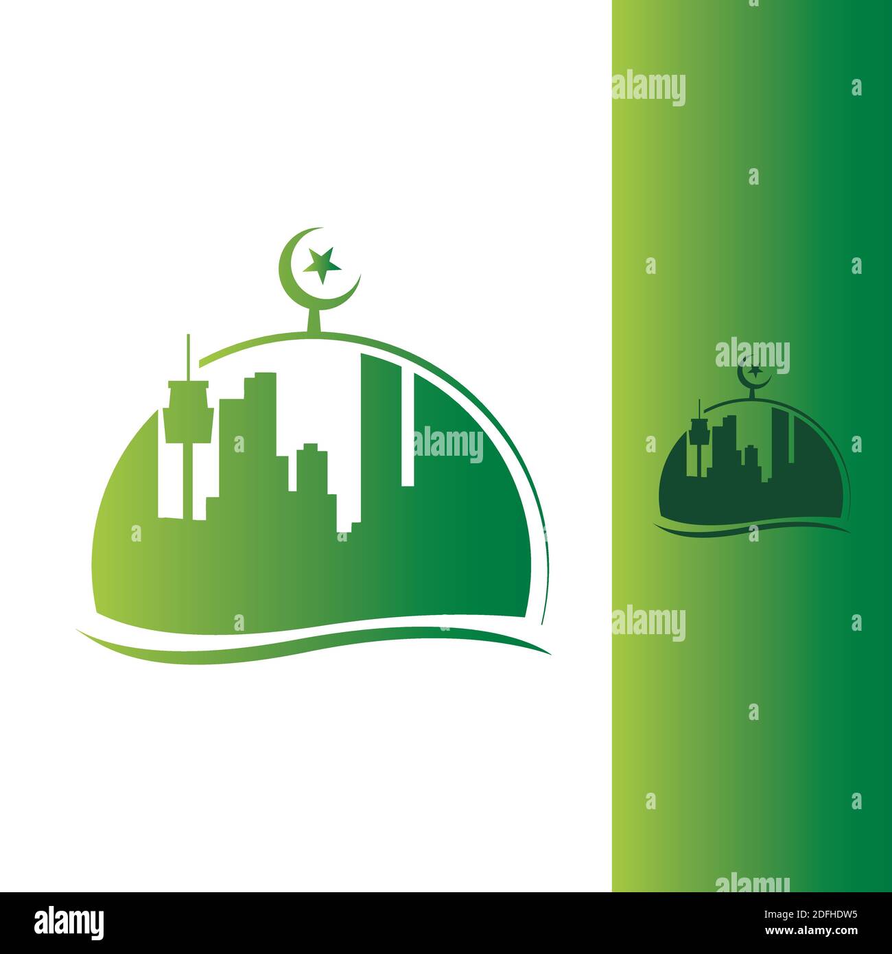 Mosque logo design hi-res stock photography and images - Alamy