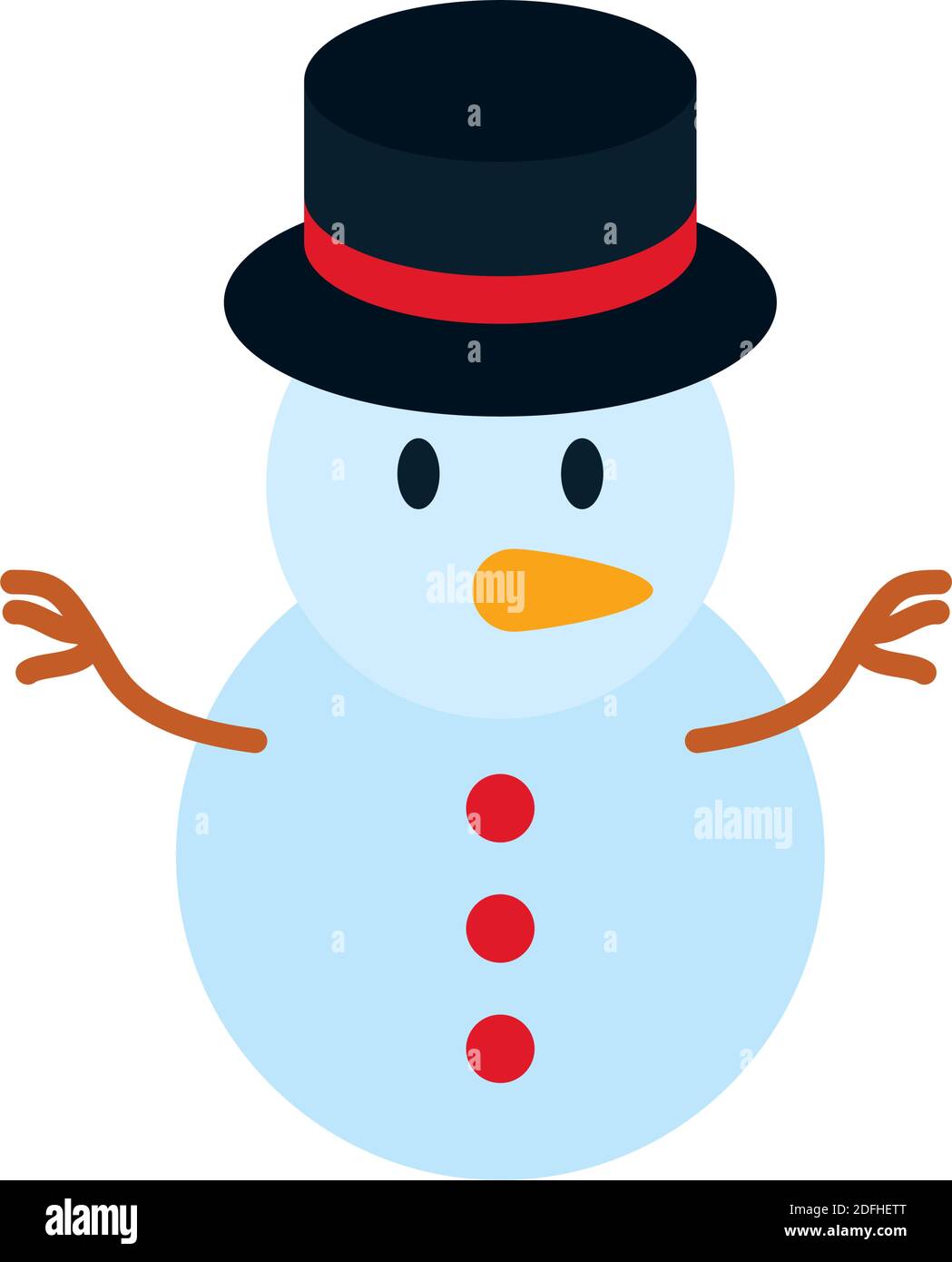 merry christmas snowman design, winter season and decoration theme ...
