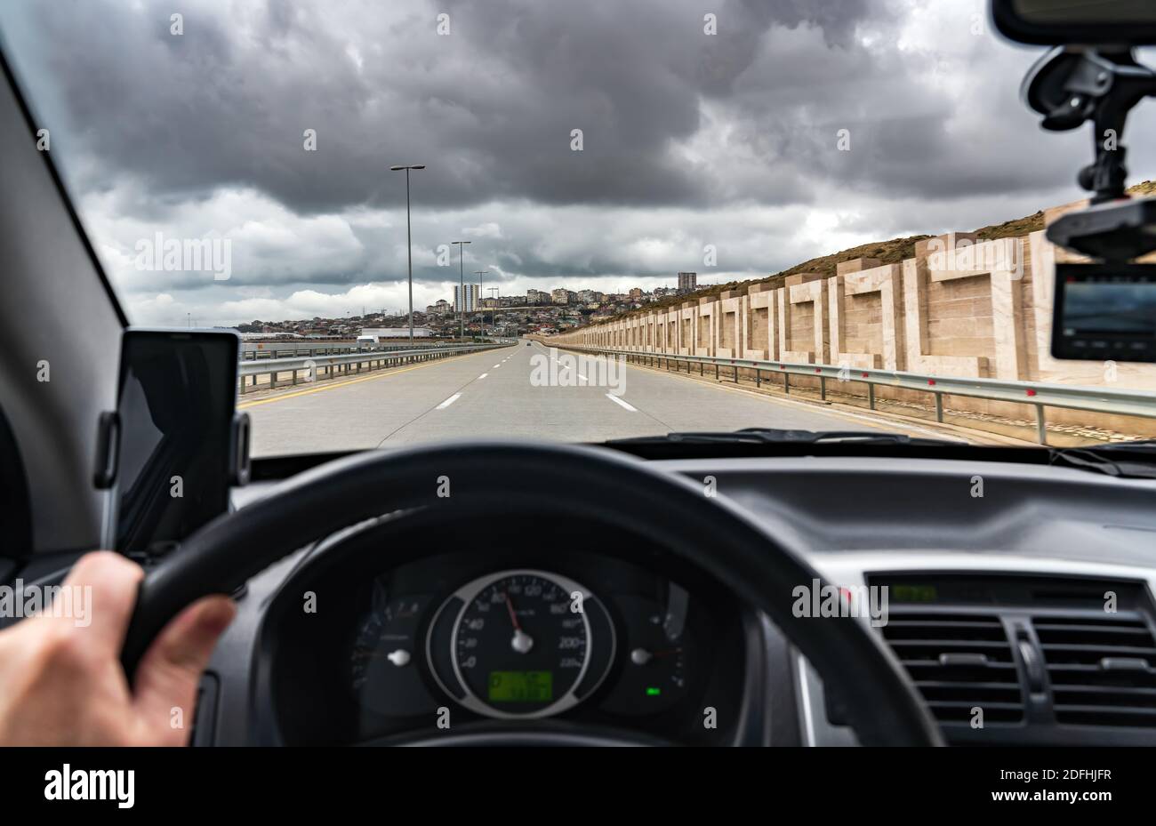 Journey on highway car dashboard hi-res stock photography and images ...