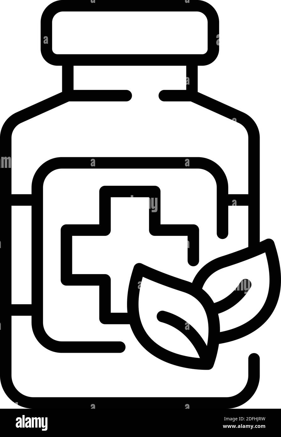 Drugs pack icon. Outline drugs pack vector icon for web design isolated ...
