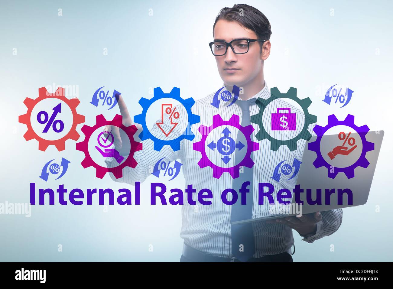 Concept of IRR - Internal Rate of Return in evaluation Stock Photo - Alamy