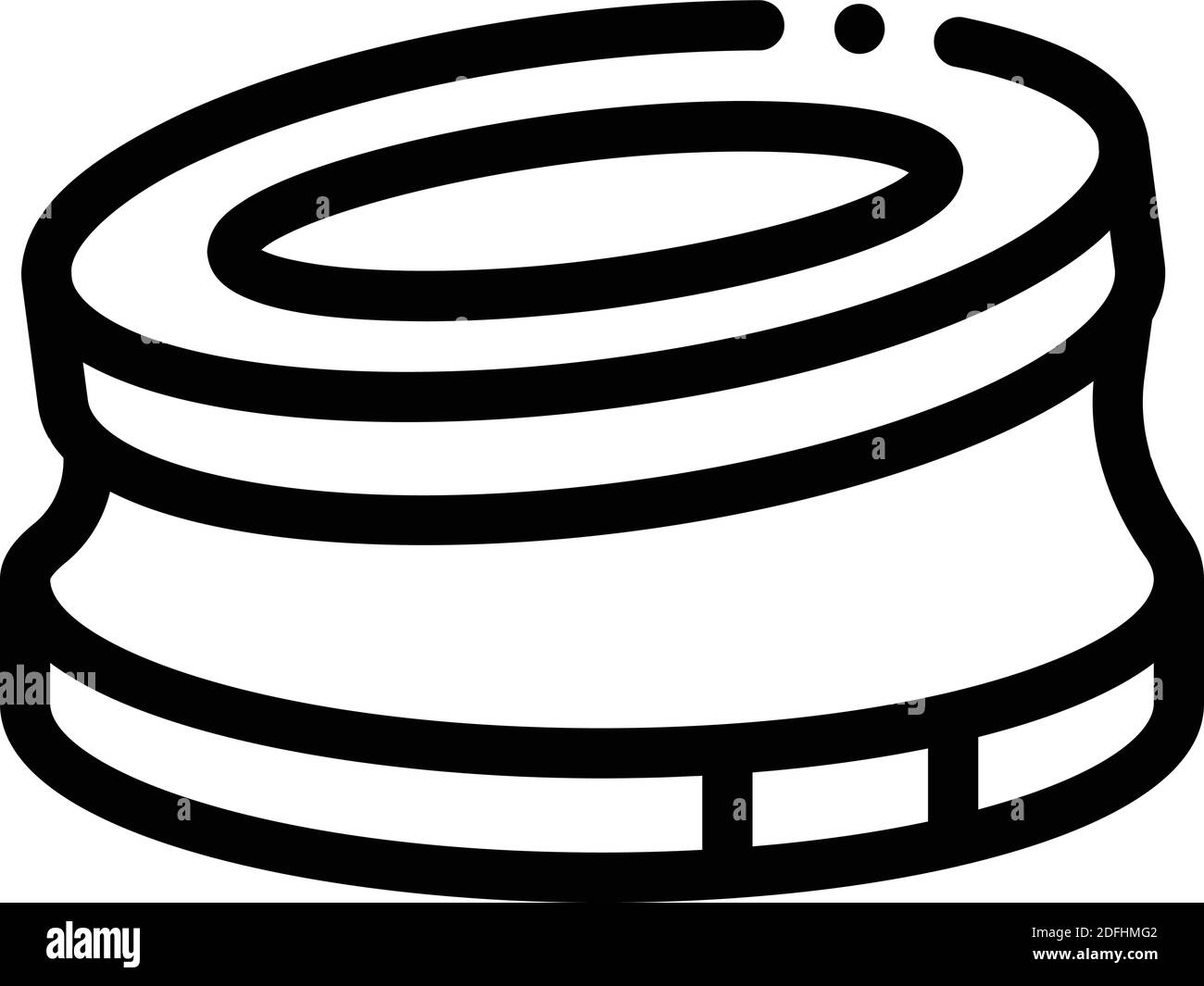 bump stop karting track black icon vector illustration Stock Vector ...