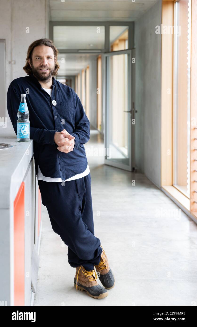 Benjamin Adrion Founder Drinking Water High Resolution Stock ...