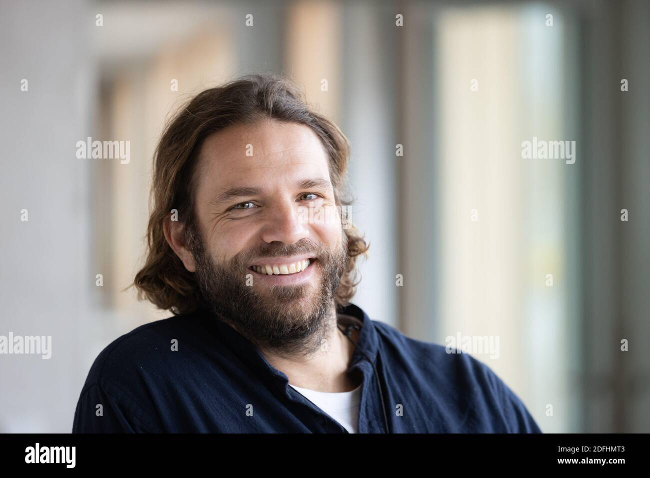 Benjamin Adrion Founder Drinking Water High Resolution Stock ...