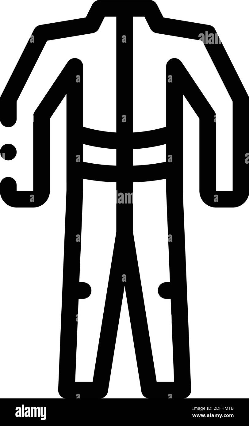 driver costume black icon vector illustration Stock Vector Image & Art ...