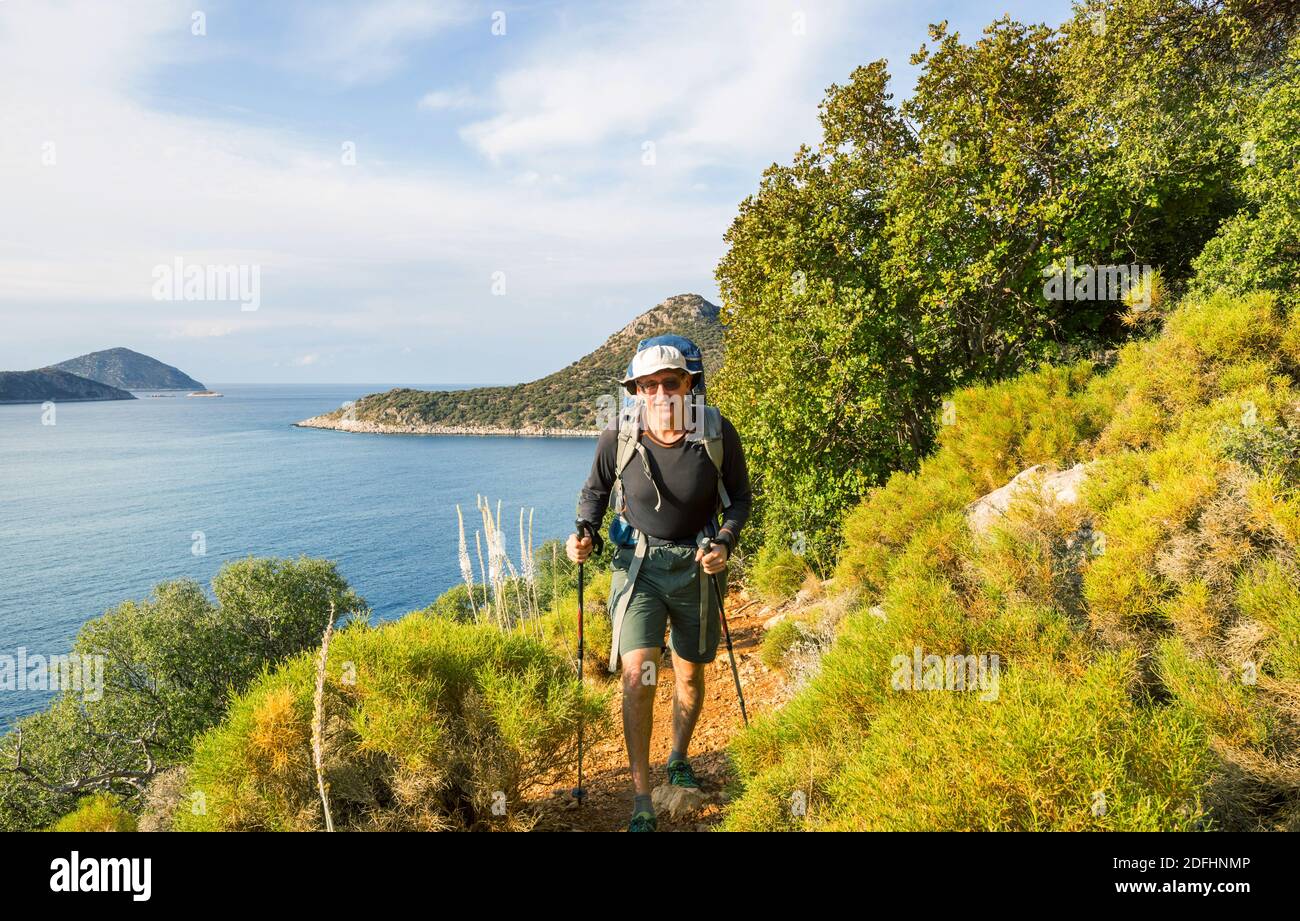 Beautiful nature landscapes in Turkey mountains. Lycian way is famous ...