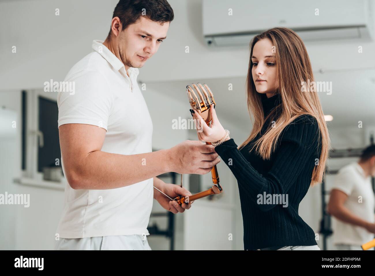 Prosthetic arms girl hi-res stock photography and images - Alamy