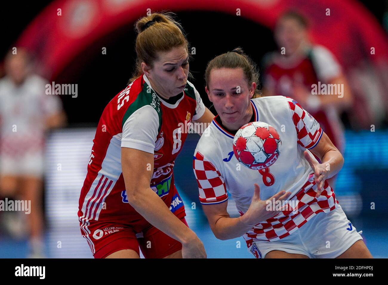 KOLDING, DENMARK - DECEMBER 04: Aniko Kovacsics of Hungary, Stela ...