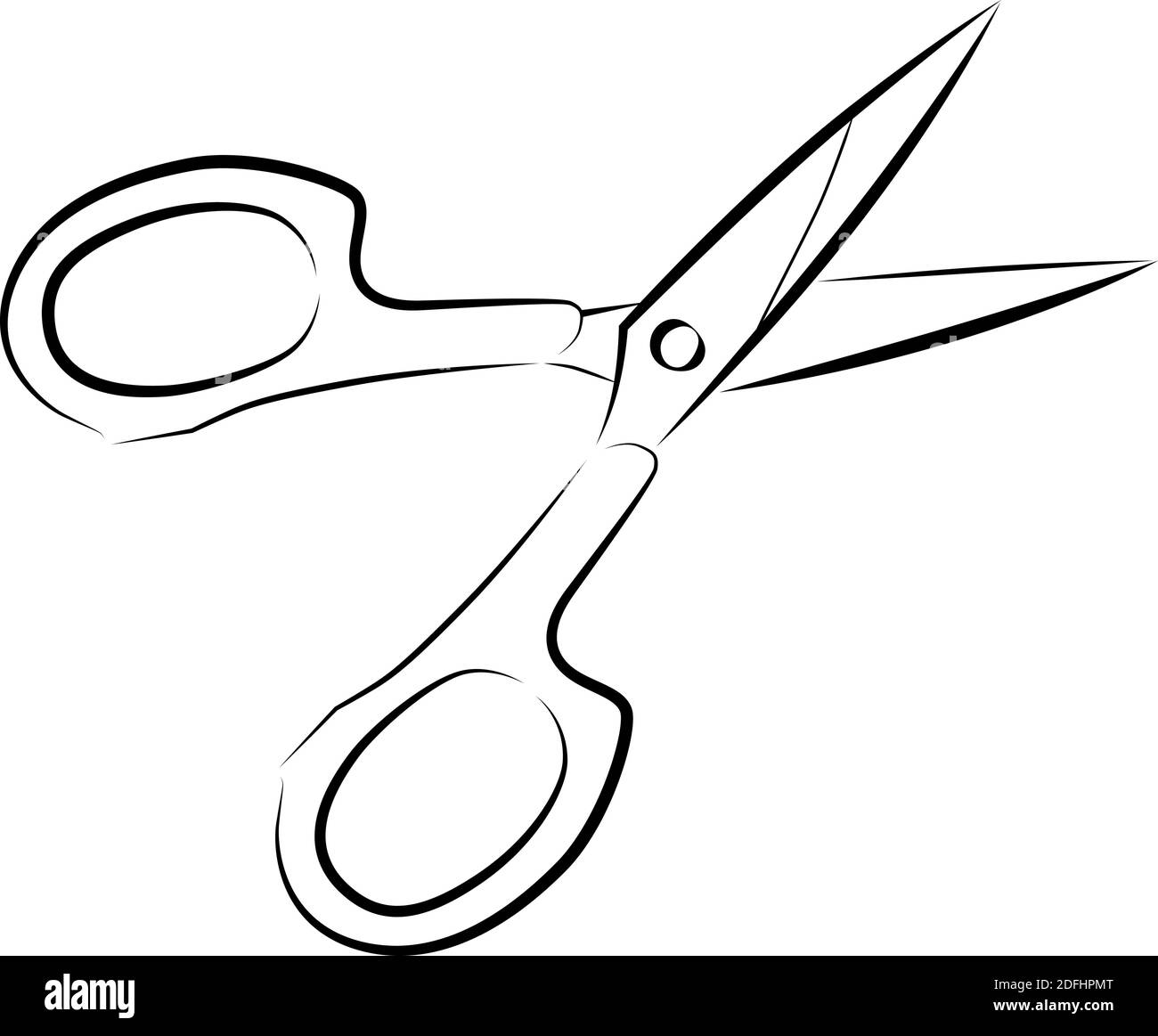 Abstract image of scissors hi-res stock photography and images - Alamy