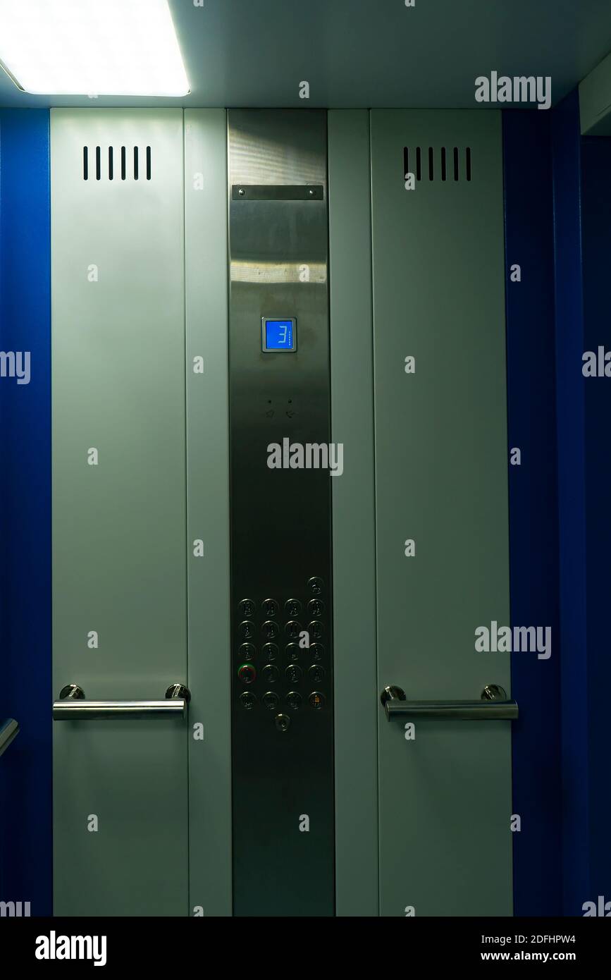 Elevator car hi-res stock photography and images - Alamy