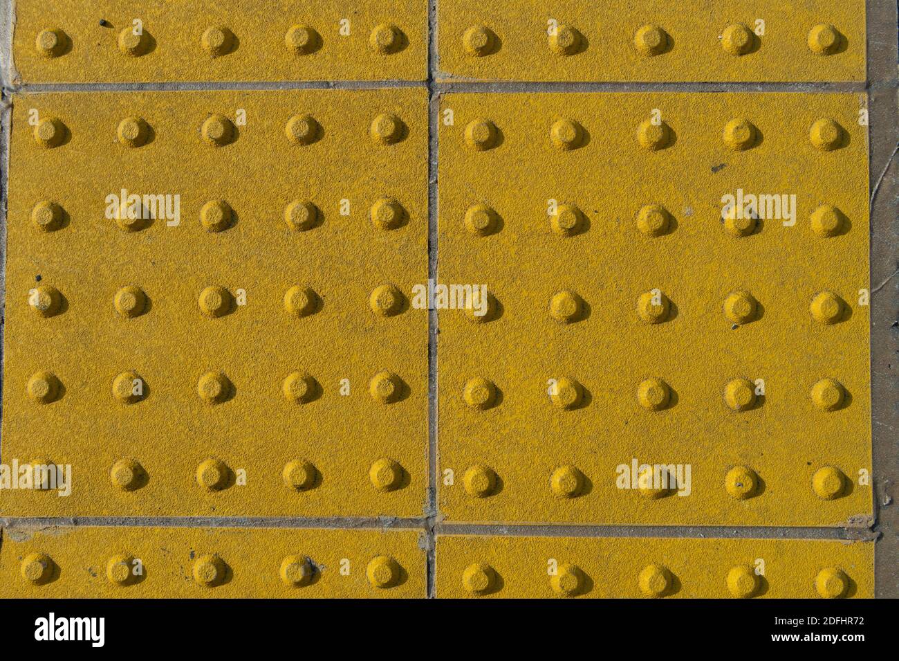 Naked Human Barefoot On Asphalt Road At Tactile Bumps Paving Stock | My ...