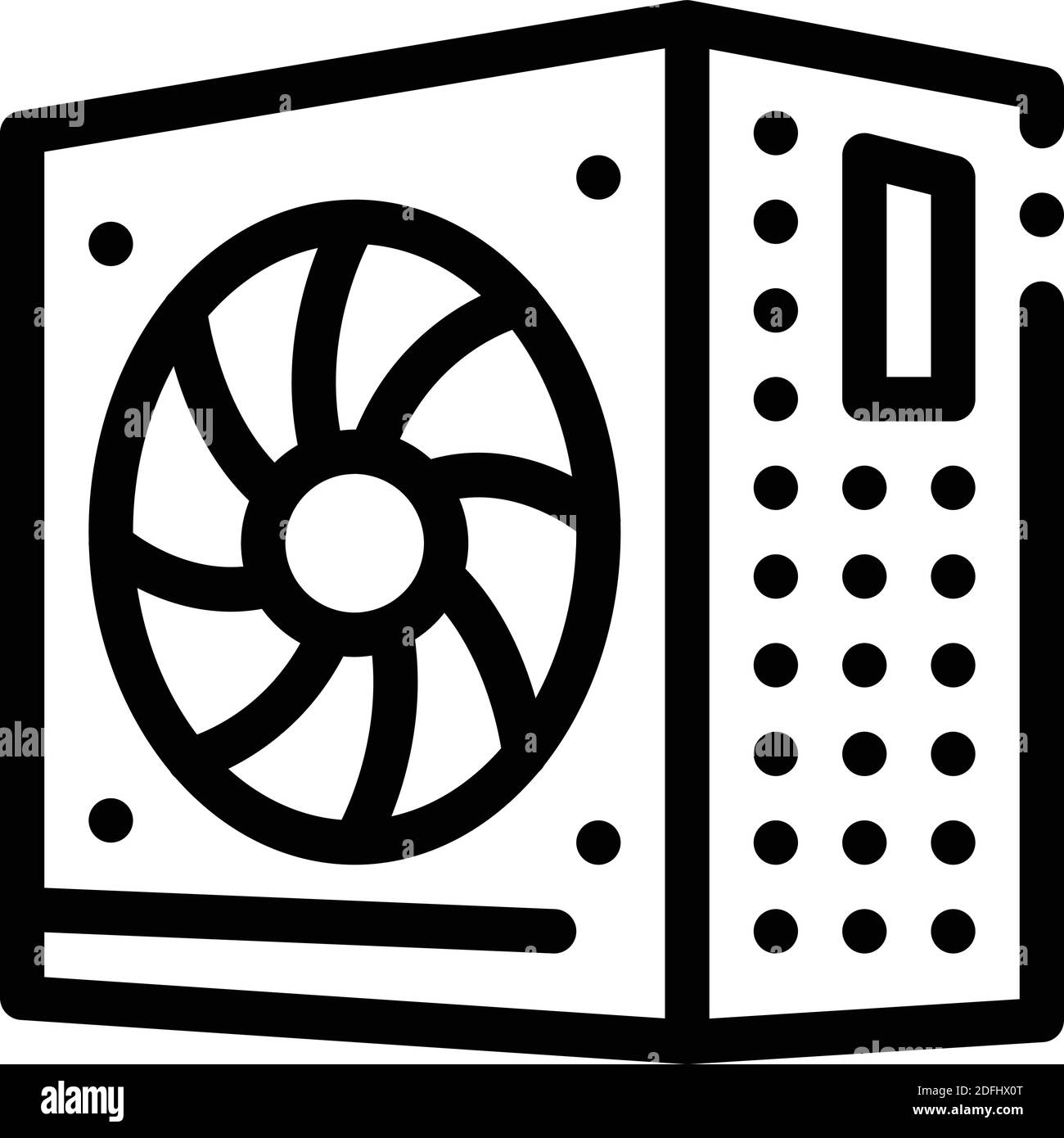 power supply black icon vector illustration Stock Vector Image & Art ...