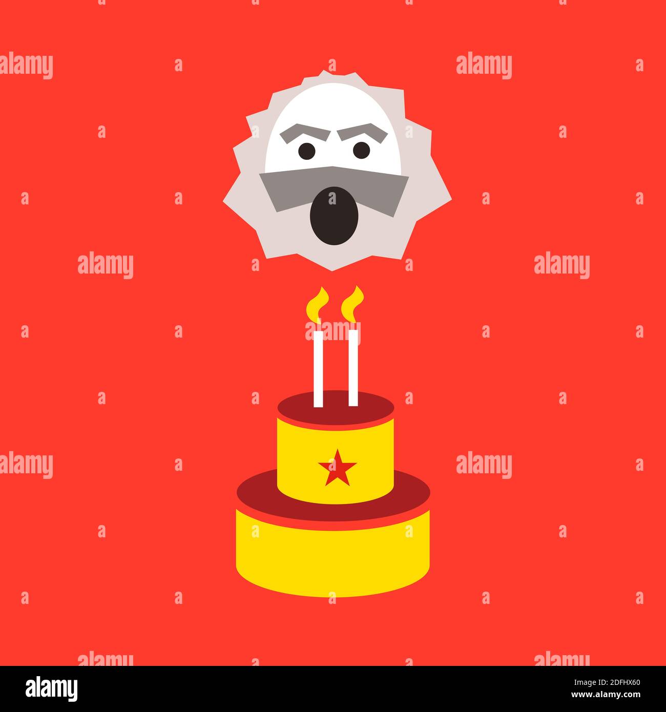 Karel Marx is celebrating anniversary of his birthday. Bicentenary ...