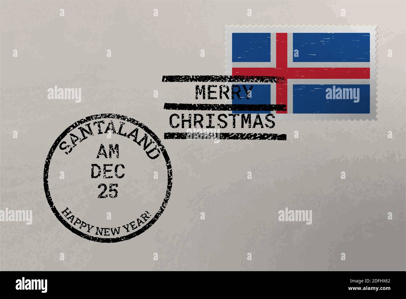 Icelandic stamp Stock Vector Images - Alamy