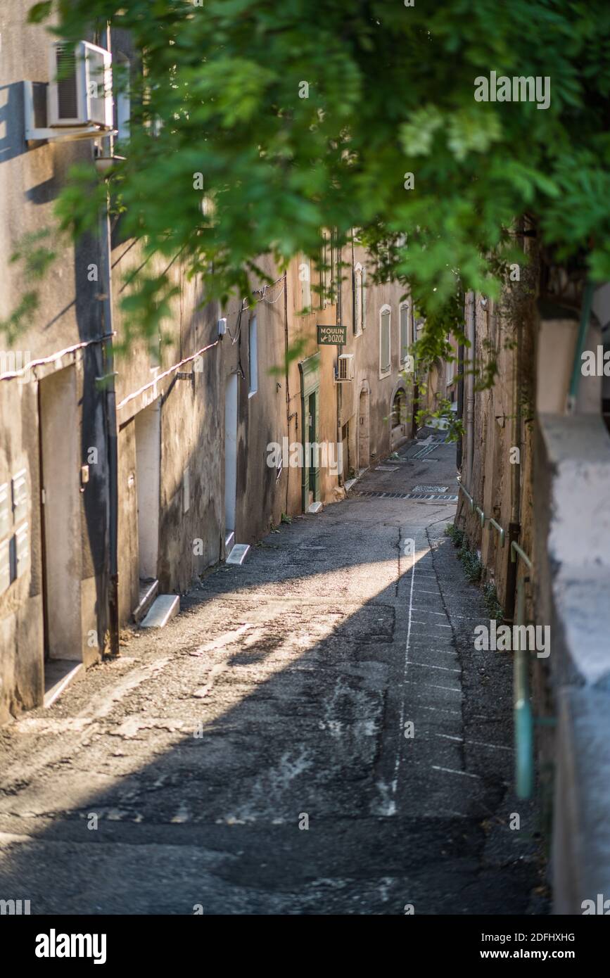 Street of the Nyons, Provence, France, Europe Stock Photo - Alamy