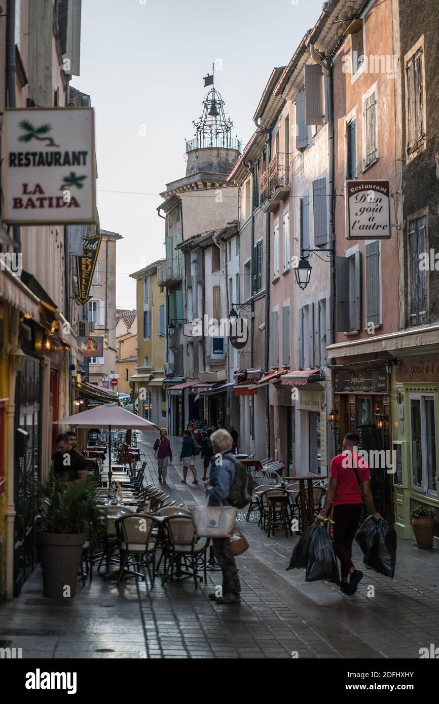 Street of the Nyons, Provence, France, Europe Stock Photo - Alamy