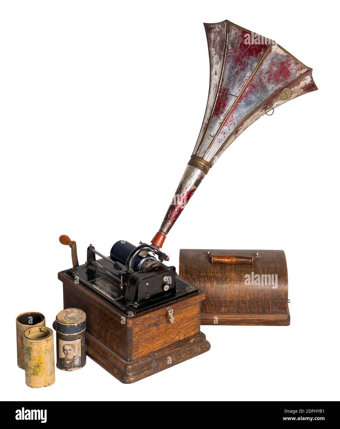 Recording on phonograph cylinder hi-res stock photography and images ...