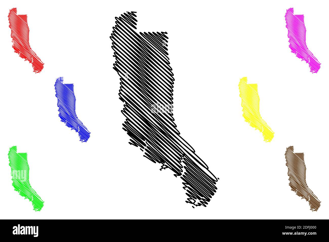 Calvert county map Stock Vector Images - Alamy