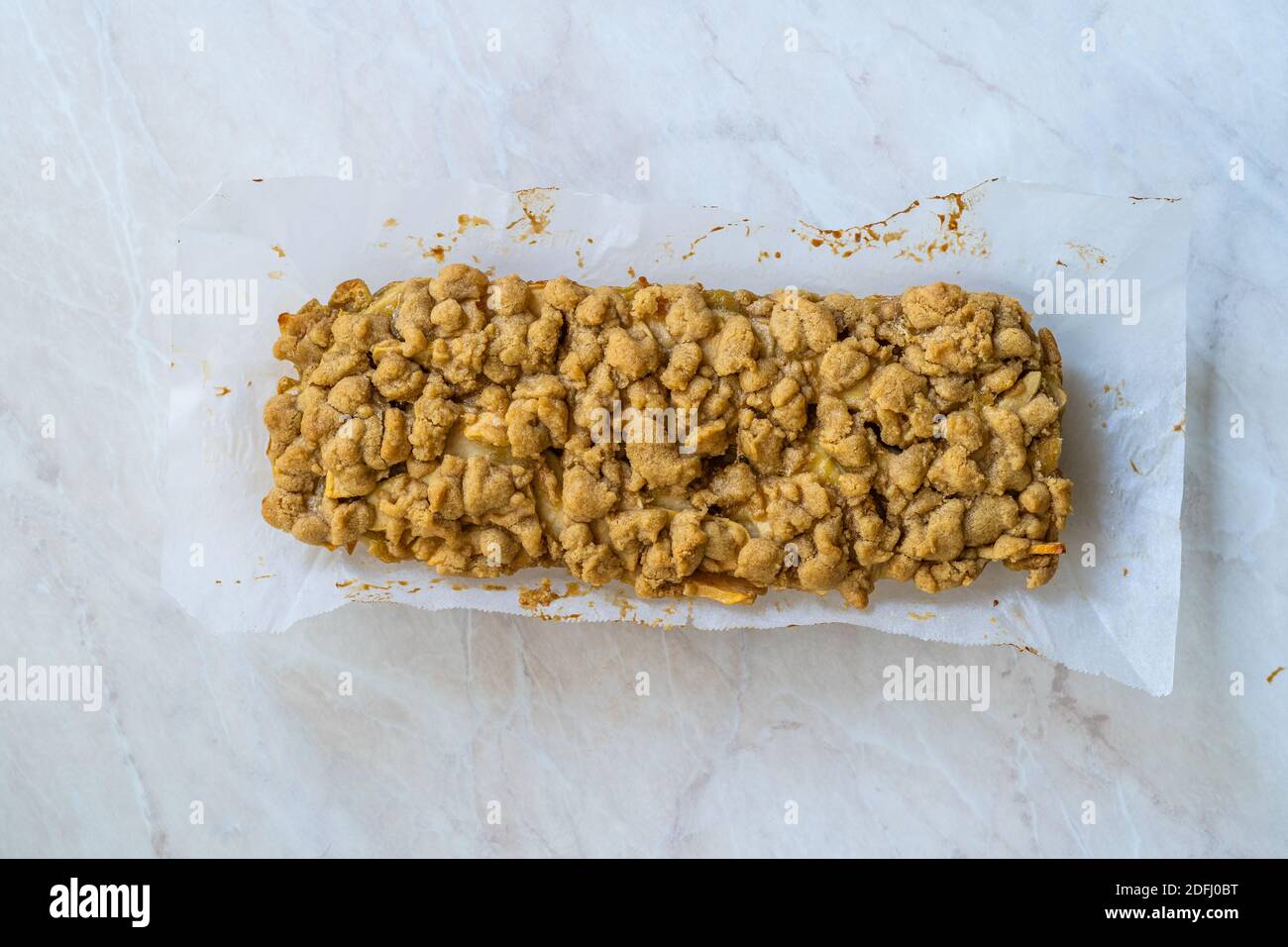 Gateau Invisible Apple Cake in Baking Paper. Ready to Eat and Serve ...