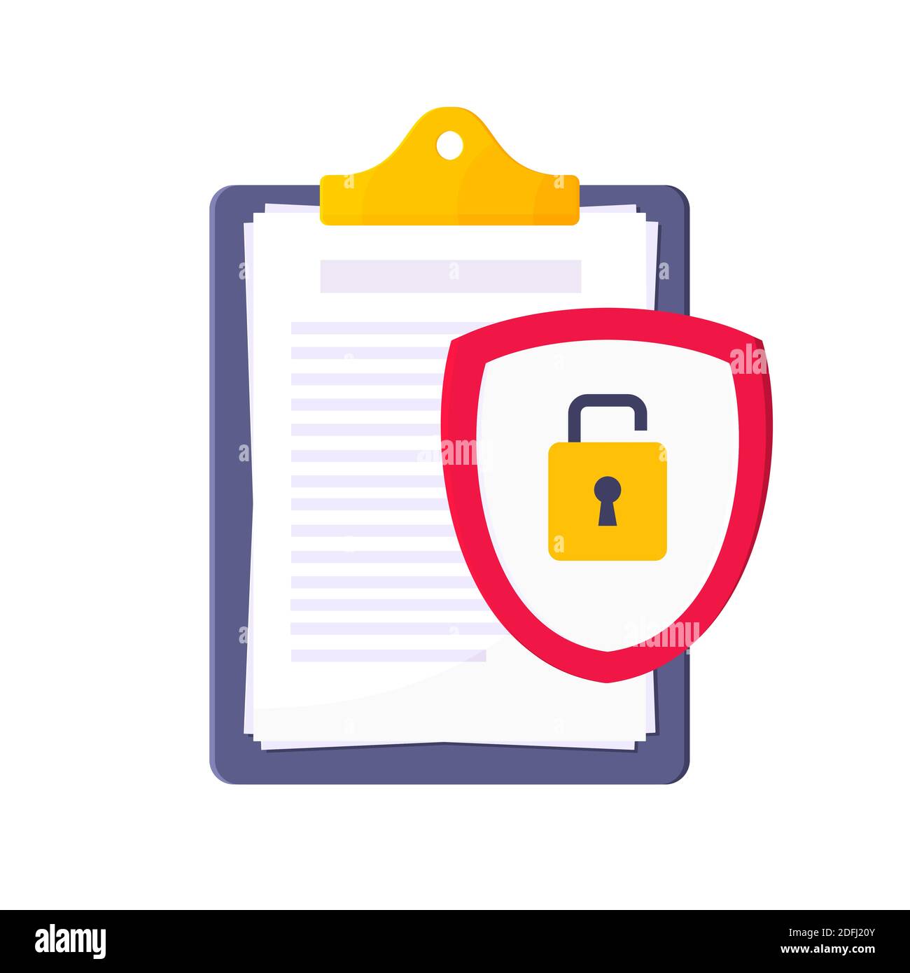 Privacy policy, warning safety lock and data protection metaphor Stock ...