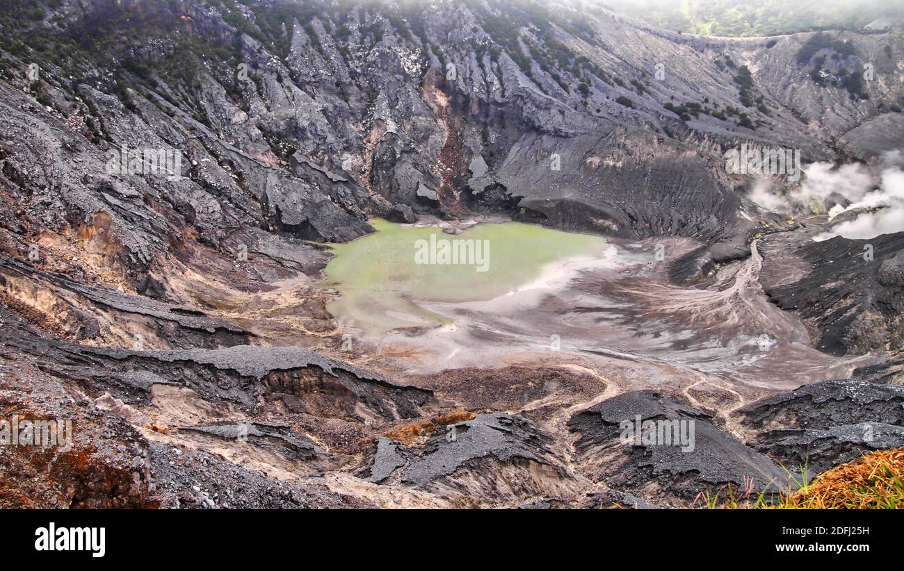 Scenery of White Crater Stock Photo - Alamy