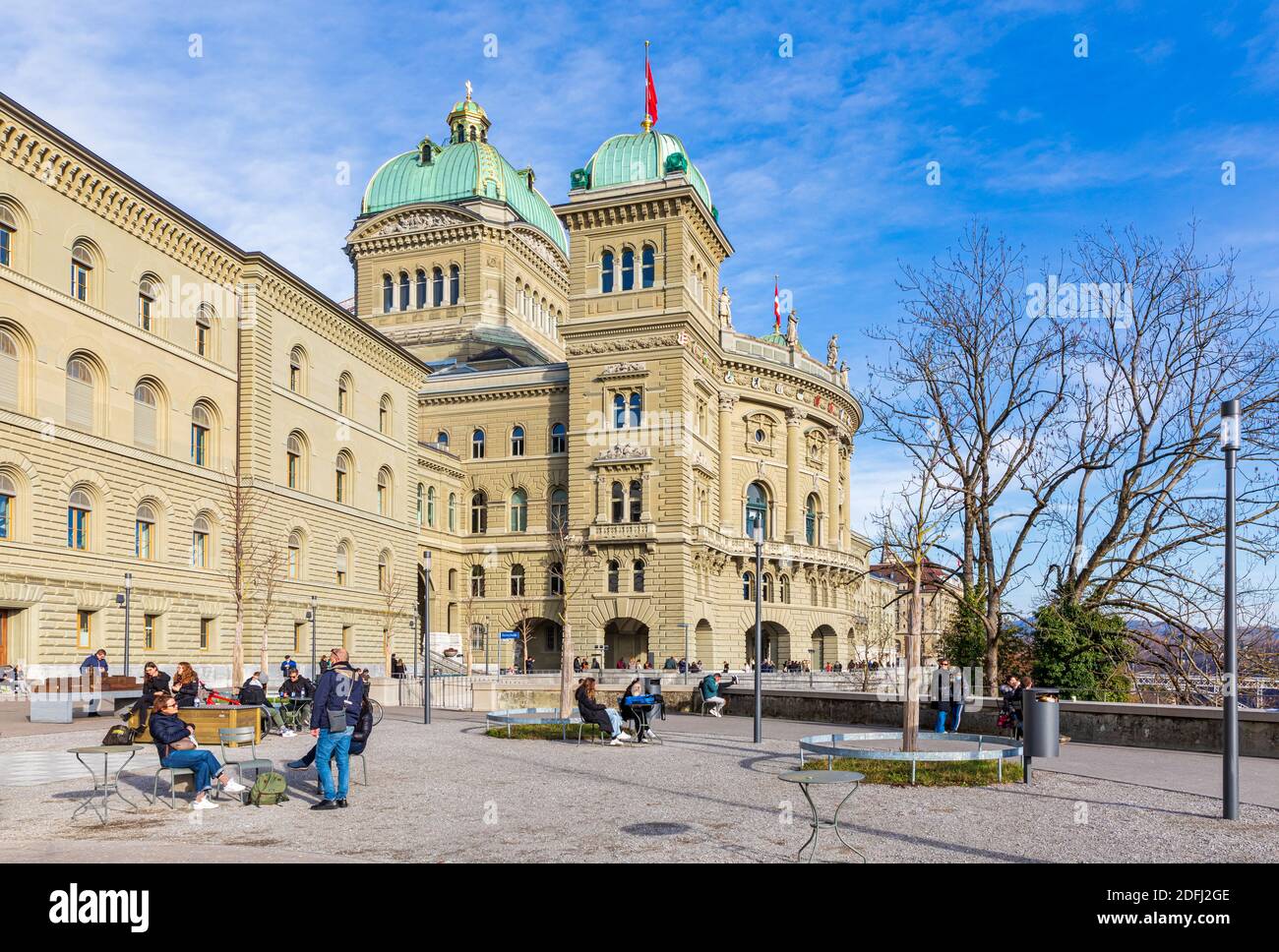 The Federal Assembly, The Swiss Parliament, Bern, Switzerland Stock ...